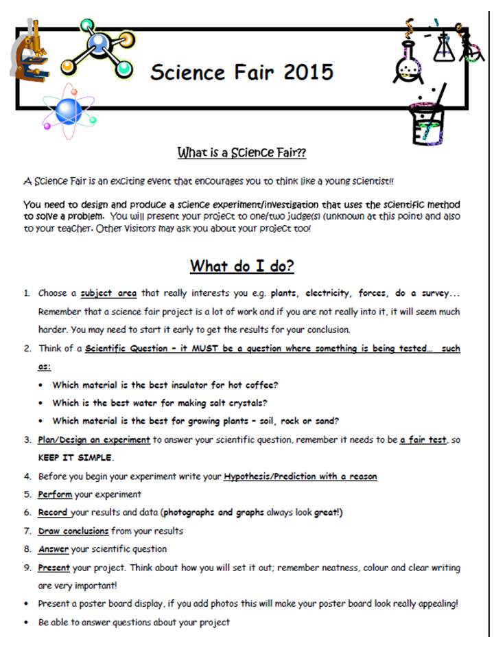 Get ready for the Science Fair 2016 - International School Blog