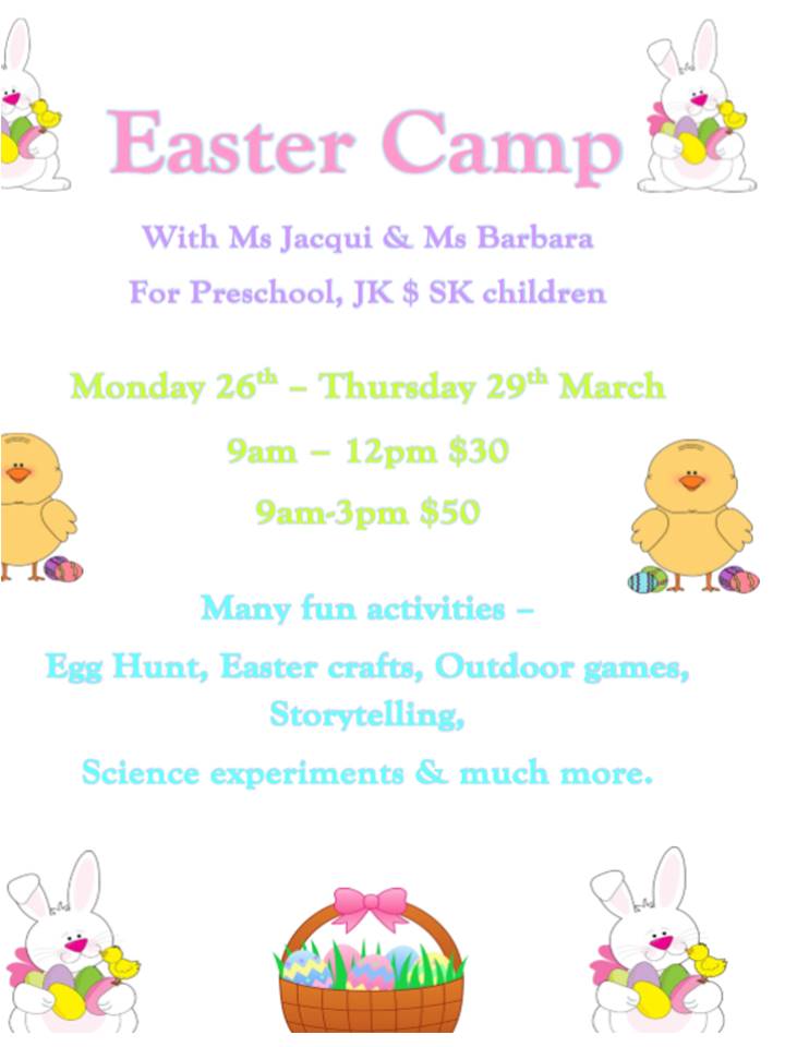 Happy and Hoppy Easter Camps - International School Blog