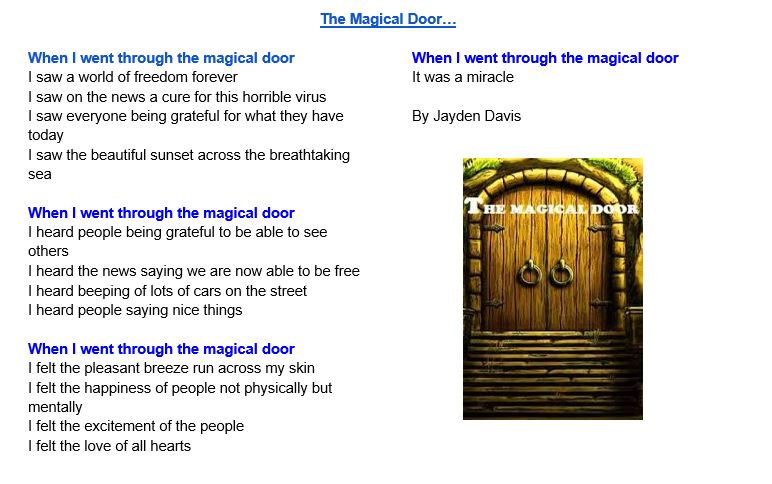 Poetry with Grade 6 - International School Blog